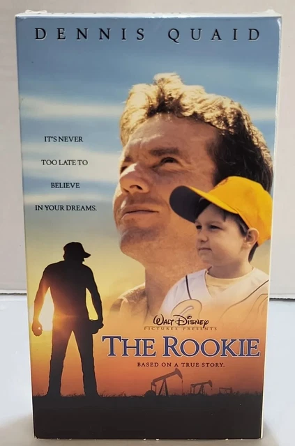 WALT DISNEY'S THE Rookie VHS 2002 Dennis Quaid Baseball Family Movie £1 ...