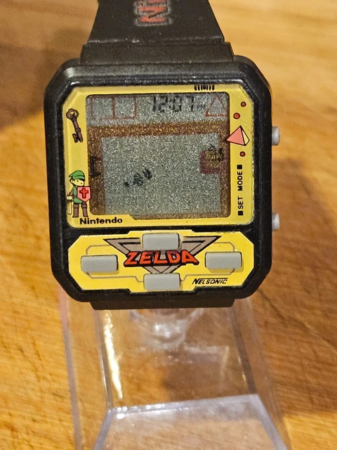 NINTENDO ZELDA WATCH 1989 Nelsonic Working Vintage Game Watch with ...