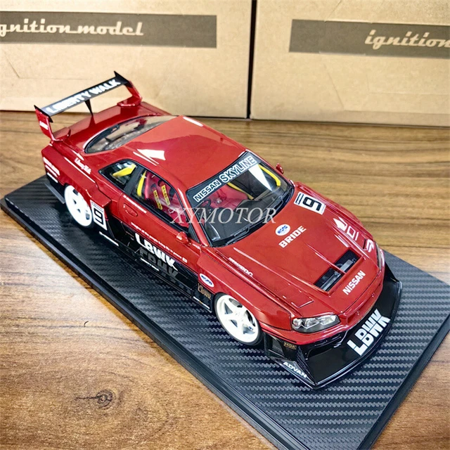 IGNITION IG 1/18 LB-ER34 Super Nissan Silhouette SKYLINE Diecast Model ...