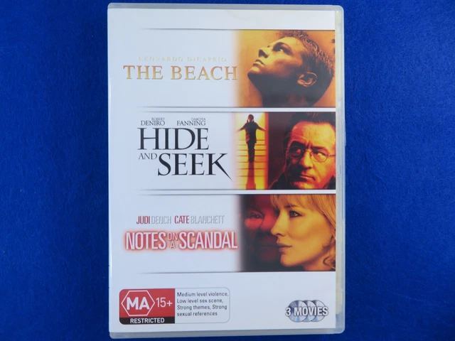 THE BEACH / Hide And Seek / Notes On A Scandal - DVD - Region 4 - Fast ...