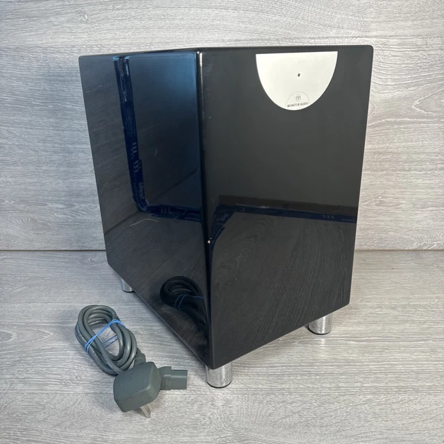 MONITOR AUDIO RADIUS 360 Powered Subwoofer Fully Working Black Gloss £ ...