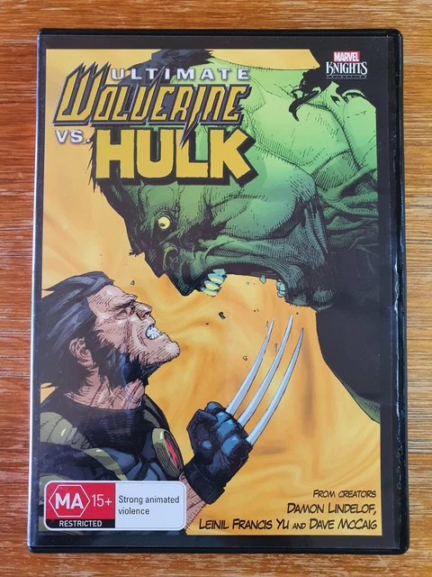 MARVEL KNIGHTS: ULTIMATE Wolverine Vs. Hulk - DVD - Free AUS Post $12. ...