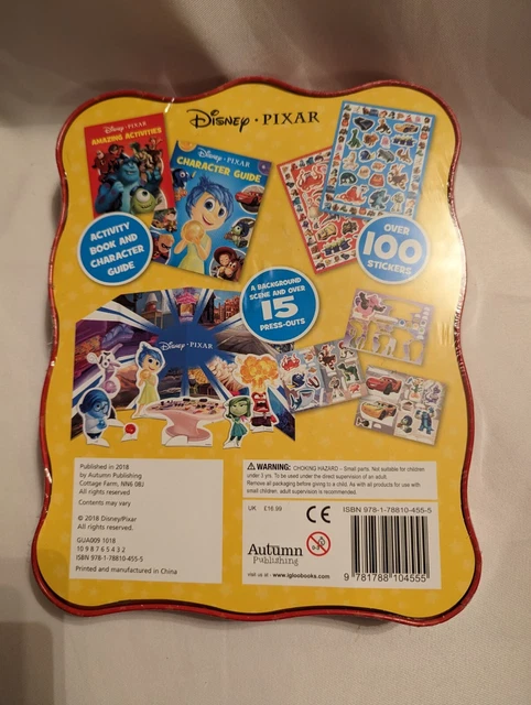 TOY STORY INSIDE Out Monsters Inc Dory Disney Activity bk gift sticker ...