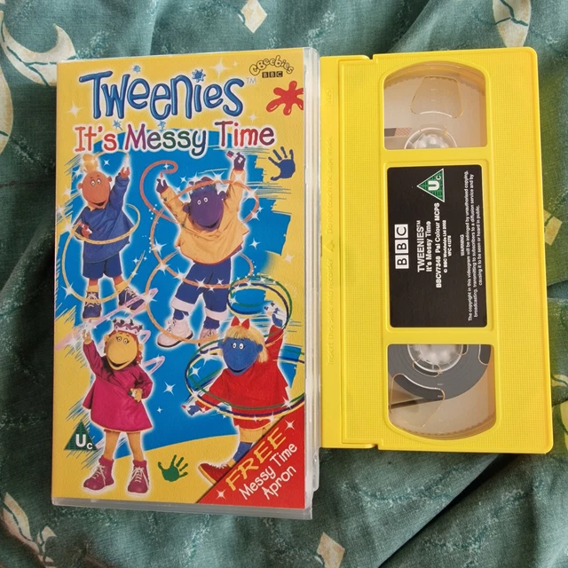 TWEENIES: IT'S MESSY Time (2002) - DVD - RARE CBeebies WITH 10 MINS ...