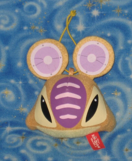 SAMPLE 258 DISNEY Lilo Stitch Small Character Head Plush Toy Excellent ...