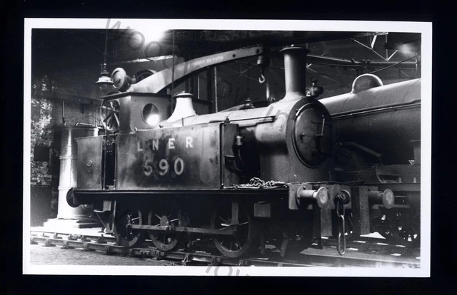 RY1895 - LNER Railway Engine No.590 (J78) ex NER at York Shed c1936 ...