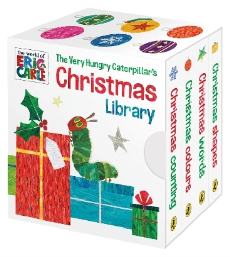 ERIC CARLE THE Very Hungry Caterpillar's Christmas Library (Libro de ...