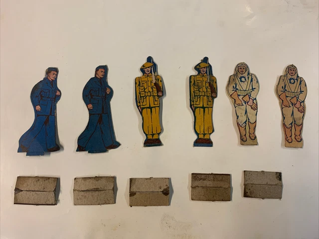 VINTAGE CARDBOARD SOLDIER Soldiers Pilot Airforce Ww2 Ww1 Military $12. ...