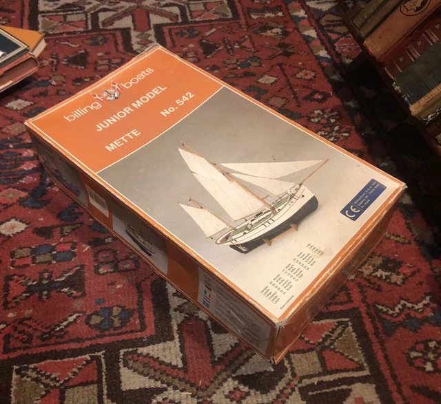 BILLING BOATS &METTE& No. 542 Junior Model Sailing Yacht Complete ...