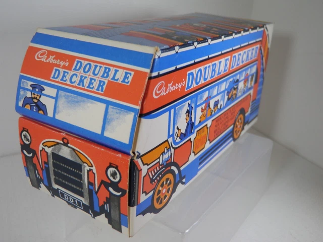 CADBURY'S DOUBLE DECKER chocolate bar Cardboard Bus promotional box. £ ...