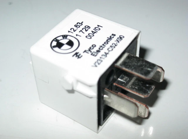 BMW WHITE 12 Volt Auto Relay 61361729004 Tyco V23134-C52-X90 New ...