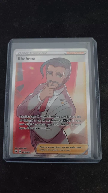 CARTE POKEMON SHEHROZ 189/189 FA Full Art Epée et Bouclier 3 EB03 FR ...
