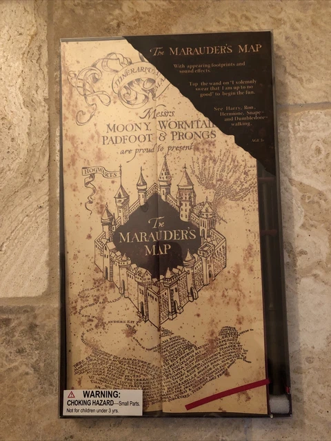 HARRY POTTER INTERACTIVE Marauders Map Wizarding World Universal ...