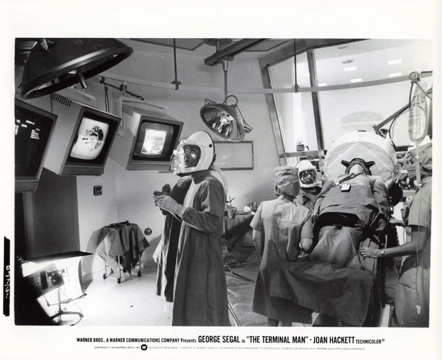 ORIGINAL VINTAGE CINEMA Still Photo Movie The Terminal Man George Segal ...