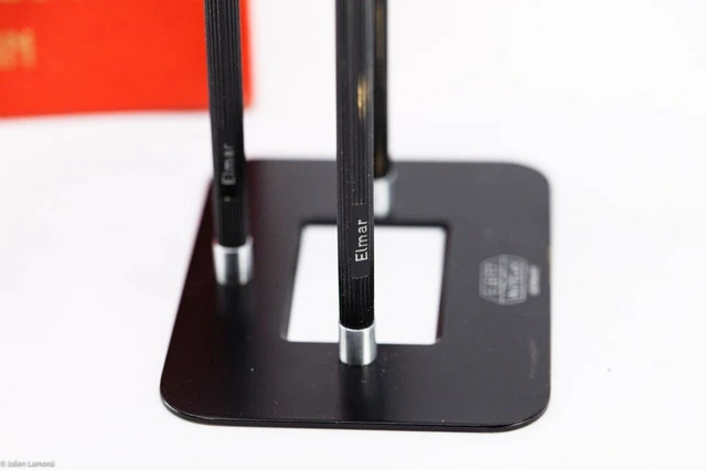 BOXED - LEITZ Leica Belun Elmar 5cm 50mm Camera Lens 1:1 Repro Stand ...