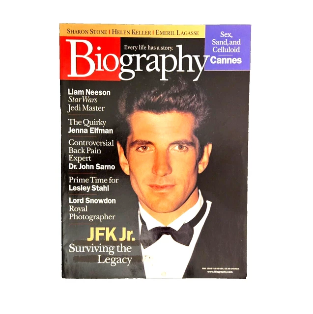 BIOGRAPHY MAGAZINE JFK JR Feature article: Surviving the Legacy. May ...