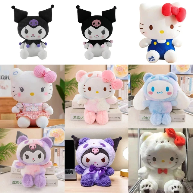 25CM SANRIO PLUSH Collection Hello Kitty Kuromi My Melody Soft Dolls £9 ...