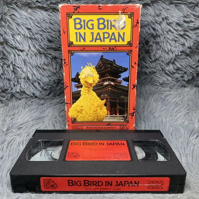 SESAME STREET: BIG Bird in Japan VHS Tape 1991 Random House Video ...