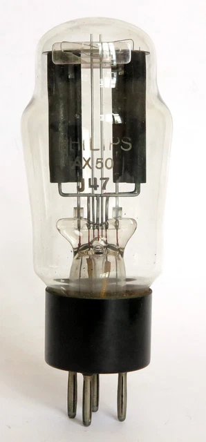 PHILIPS AX50 (=RGN4004) Gleichrichterröhre rectifier tube valve #2 £81. ...