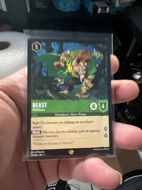 DISNEY LORCANA BEAST Wolfsbane Non Foil Legendary 70/204 NM🔥 $11.05 ...