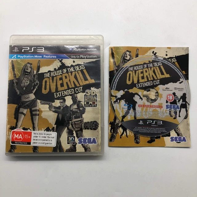 THE HOUSE OF the Dead Overkill Extended Cut PS3 Playstation 3 Game ...