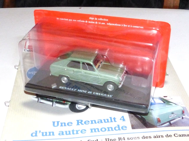RENAULT R4 &MINI 4S Uruguay" 1970 Au 1:43, Hachette / Neuf EUR 13,90 ...