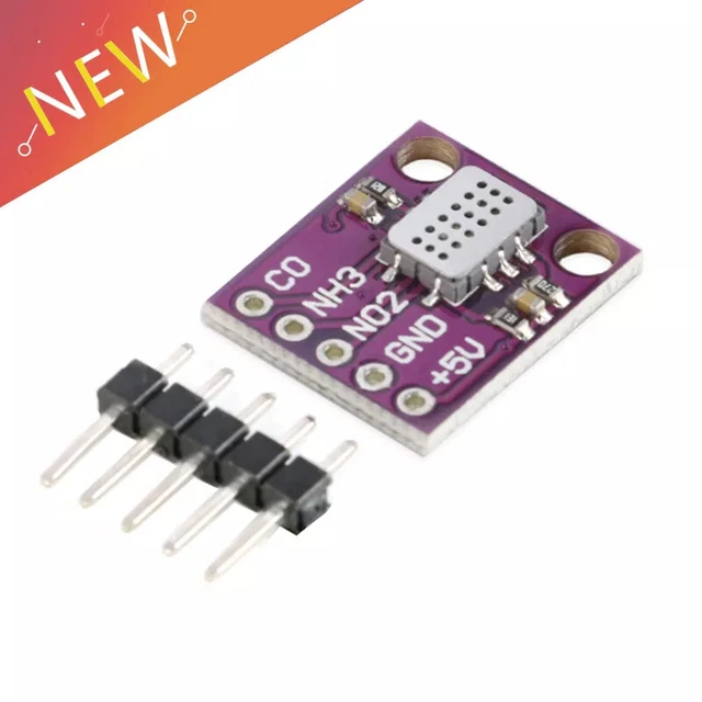 MICS-6814 GAS SENSOR Module for Arduino Air Quality CO NO2 NH3 ...