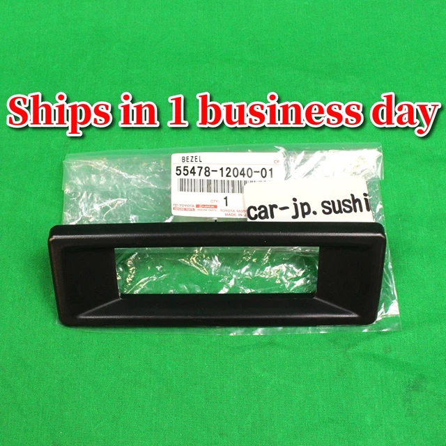 TOYOTA GENUINE AE86 Corolla GTS SR5 Dash Clock Bezel Trim Flame 55478 ...