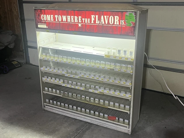 CIGARETTE DISPLAY RACK Shelving Tobacco Fixture (Marlboro) $49.95 ...