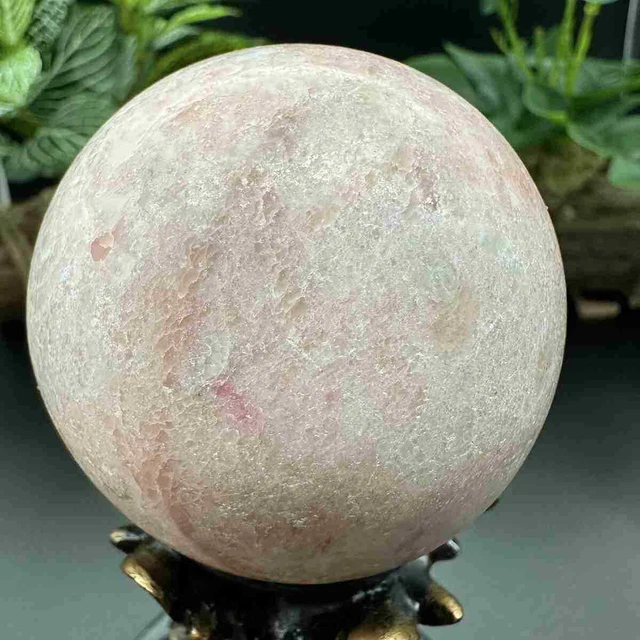 320G NATURAL PINK opal sphere quartz crystal ball gem healing decor EUR ...