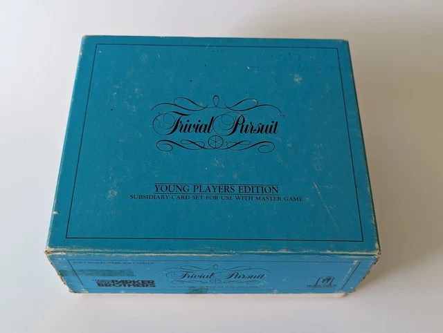 TRIVIAL PURSUIT YOUNG Players Edition Subsidiary Card Set Master Game ...