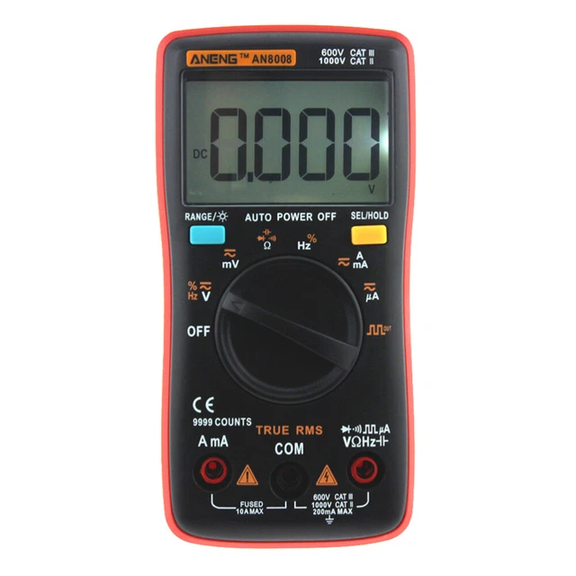 DIGITAL MULTIMETER AUTO-RANGING LCD Digital Multimeter Meter Equipment ...