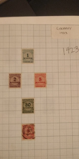 GERMAN STATES POSTAGE stamps labelled album sheets dye variations $1.29 ...