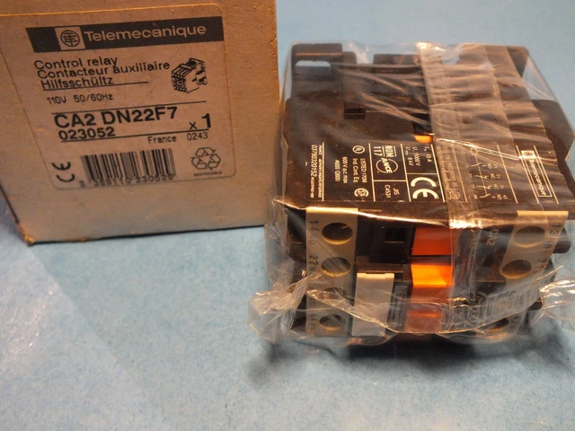 TELEMECANIQUE CA2 DN22 F7; 023052; coil-110V 50/60Hz £40.00 - PicClick UK