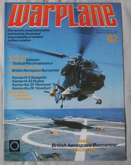 WARPLANE MAGAZINE ISSUE 62 British Aerospace Buccaneer cutaway drawing ...