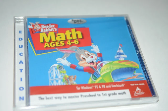 READER RABBIT'S MATH Ages 4-6 SmartSaver Series (Windows/Mac, 2001) £7. ...