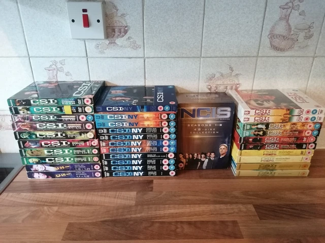 CSI VEGAS MIAMI CSINY NCIS crime scene investigation Dvd box set Bundle ...