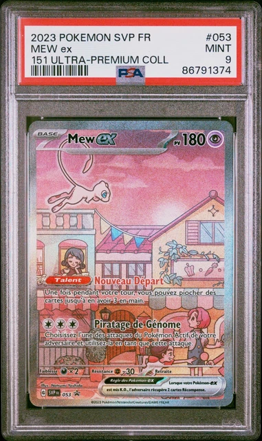 CARTE POKEMON MEW Ex Alternative SVP 053 Promo 151 Ultra Premium FR PSA 9 MINT EUR 1,00 ...