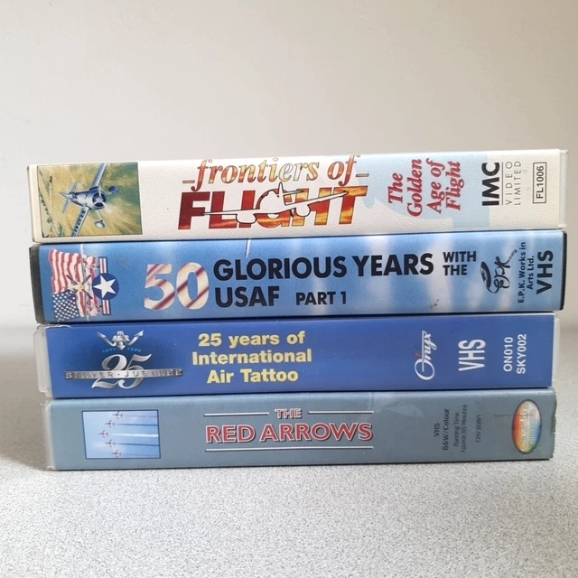 INTERNATIONAL AIR TATTOO Airshow VHS Tapes Planes Aeronautica Military ...