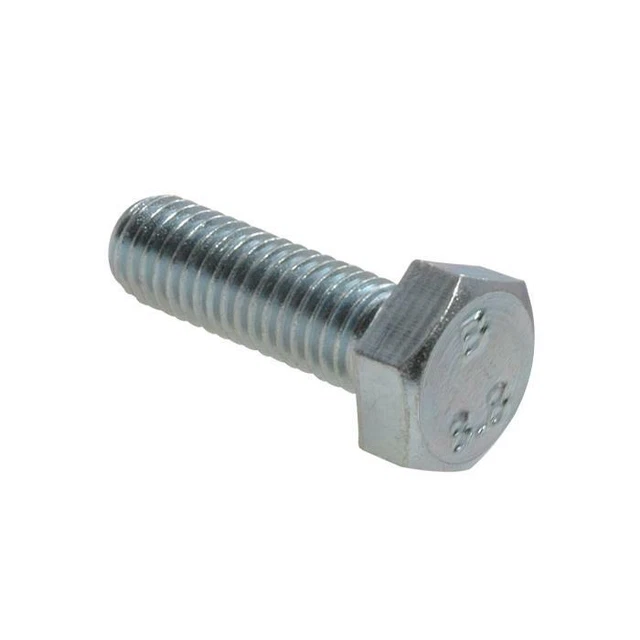 QTY 2 HEX Set Screw M24 (24mm) x 50mm Zinc Plated High Tensile Class 8. ...