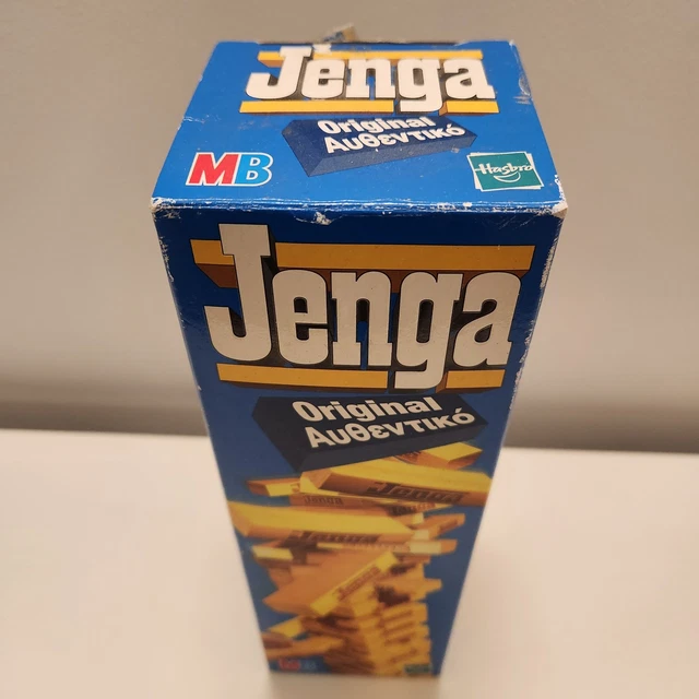 VINTAGE JENGA CLASSIC Wooden Game by MB Games 1996 - (7yrs+) Complete £ ...