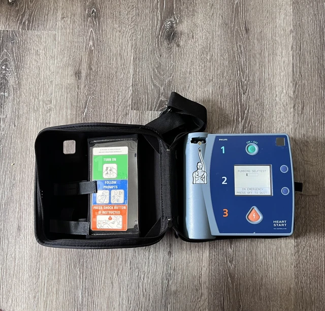 PHILIPS FR2+ HEARTSTART Automatic External Defibrillator AED FR2+ No ...