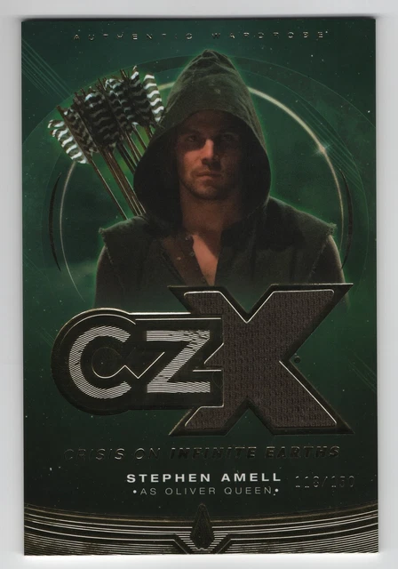 CZX CRISIS ON Infinite Earths Stephen Amell Oversized wardrobe card ...