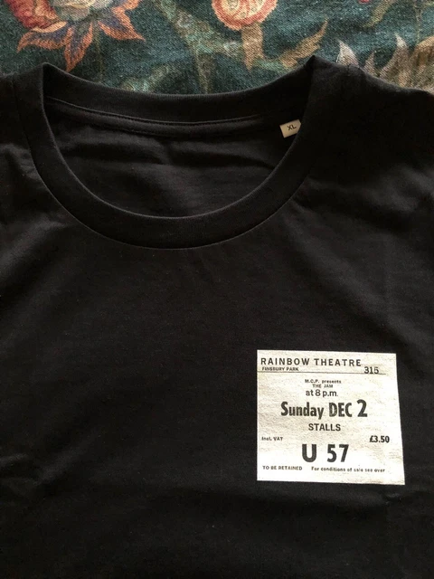 THE JAM - 1979 Setting Sons tour advert on the back , ticket on front £ ...