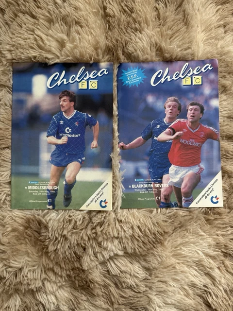 CHELSEA FC 1988 Programmes £1.16 - PicClick UK