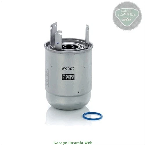 WK9079Z FILTRO CARBURANTE Mann-Filter Gasolio per NISSAN X-TRAIL ...