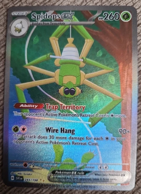 POKÉMON TCG SPIDOPS ex Scarlet & Violet Base Set 243/198 Holo Special ...