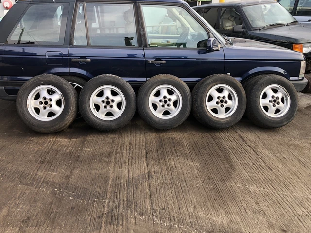 RANGE ROVER P38 5x 16" ALLOY WHEELS TYRES 255/65/16 94-02 DISCOVERY 2 ...