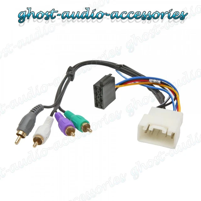 TOYOTA HIGHLANDER ACTIF Autoradio Radio Iso Câblage Harnais Adaptateur ...