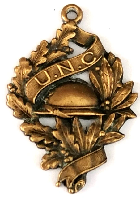 UNC UNION NATIONALE des Anciens Combattants vétérans 1914 1918 Médaille ...